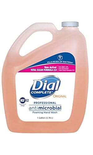 Dial Complete Original Antibacterial Foaming Hand Wash, 1 Gallon Bottle ...