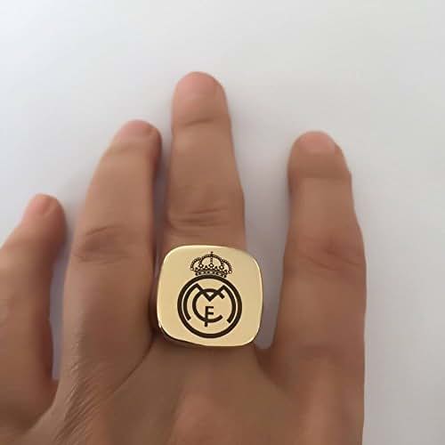 Amazon.com: Real Madrid ring, Football team ring, madrid soccer party, madrid birthday, Crest ...