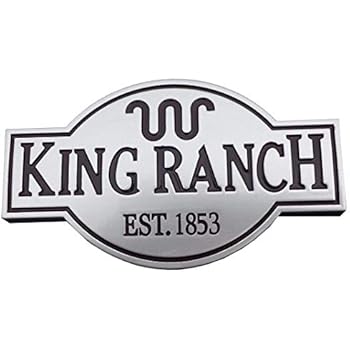 Amazon.com: 1pc OEM King Ranch Front Door Tailgate Emblem Badge 3D ...