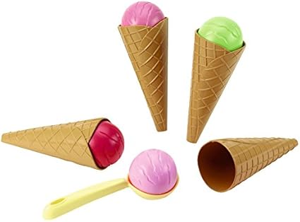 Jouets Ecoiffier – 175 - Set de cornets à glace avec cuillère à glace ...
