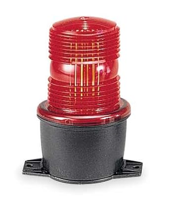 Amazon.com: Federal Signal Low Profile Warning Light LED Red 120VAC ...