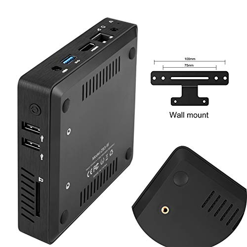 Mini PC Intel Z8350 Fanless Desktop Computer 4GB RAM/ 64GB eMMC with ...