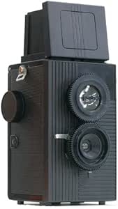 Amazon.com : Blackbird Fly 35mm TLR Twin Lens Reflex Camera - Black ...