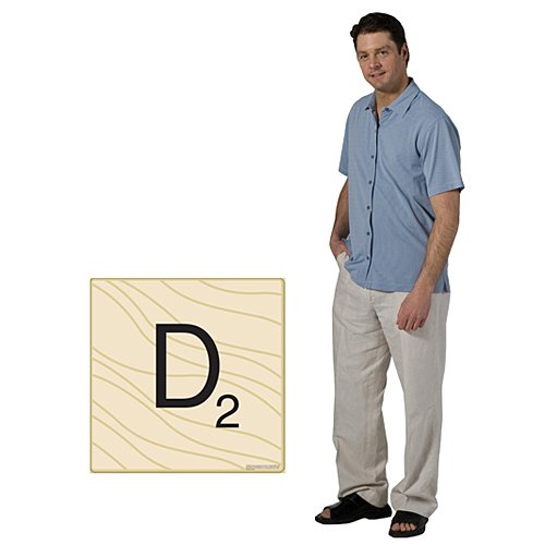 Buy 2 ft. 6 in. Hasbro Scrabble Letter D Standee Standup Photo Booth ...