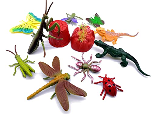 Guaishou Realistic Insects Figures Assorted Insect Bugs Toys with Bee ...