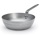 Amazon.com: de Buyer MINERAL B Carbon Steel Country Fry Pan with Two ...