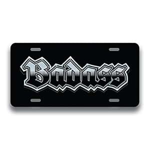 Amazon.com: JMM Industries Badass Vanity Novelty License Plate Tag ...