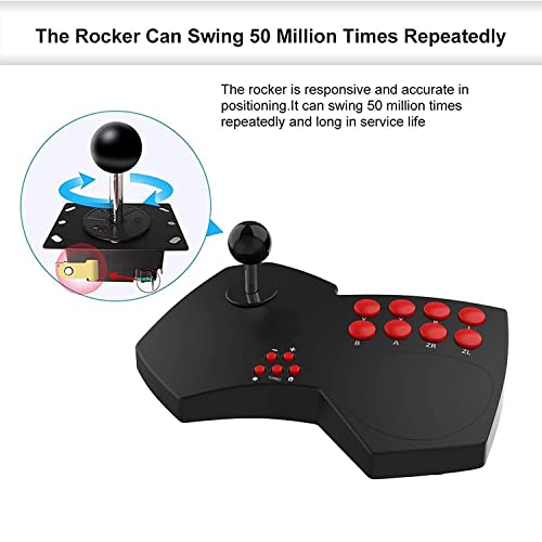 Arcade Stick Controller, Fight Joystick Sticks PC Multi-Function ...