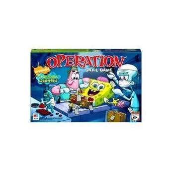 Amazon.com: SpongeBob SquarePants Operation Game: Toys & Games