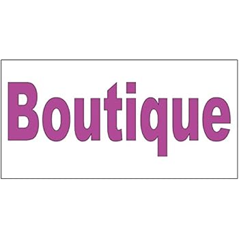 Amazon.com : Boutique Elegant - Clothing Store Business Sign Banner ...