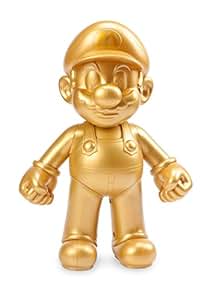 Amazon.com: Super Mario 30th Anniversary Gold Mario Action Figure by ...