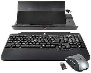 Amazon.com: Logitech Alto Notebook Stand w/Wireless Keyboard & USB Hub ...