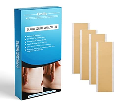 EMILLY Silicone Scar Sheets, Scars Removal Treatment for C-Section ...