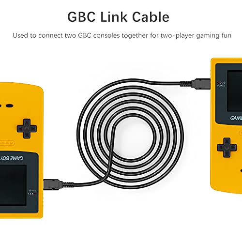 GBC Link Cable, 3.9Feet 2 Player Link Cable Connect Cord For Nintendo ...