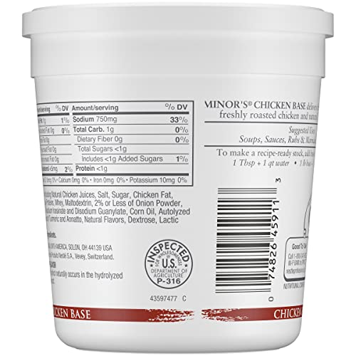 Minor's (Original Formula) Chicken Base - 16 Oz (Pack of 2) | Pricepulse
