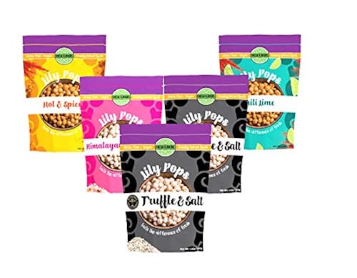 Fresh Flavors LILY POPS (popped water lily seeds) VARIETY PACK. Try all ...