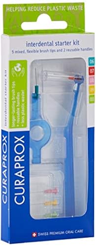 Curaprox CPS Interdental Brush Starter Kit, Mixed - 06, 07, 08, 09, 011 ...