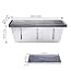 Amazon.com : EcoQue ECO-70120 Portable Stainless Steel Grill, 12-Inch ...