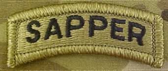 Amazon.com: Sapper Tab with Velcro / Hook Fastener: Military Apparel ...
