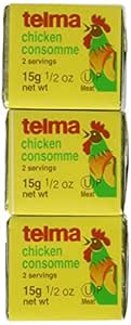 Amazon.com : Telma Cubes,Chicken Consomme, 3/ 0.5-Ounce Cubes (Pack of ...