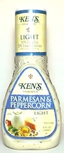 Amazon.com : Ken's Light Parmesan Peppercorn Dressing (Pack of 3) 9 oz ...