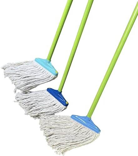 ECVV Mop Heavy Duty Industrial Cotton Mop with Long Handle | 120 Cm ...