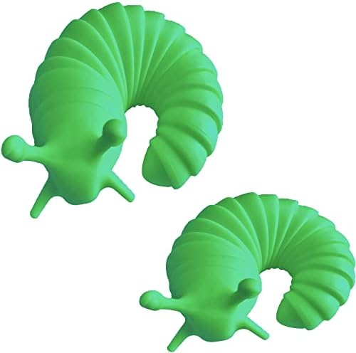 Sensory Slug, 2 Pack Fidget Slug Toy, Sensory Toys for Autistic ...