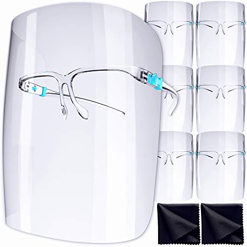 Face Shield Glasses Face Shield - Face Shield With Glasses Frame - Full ...