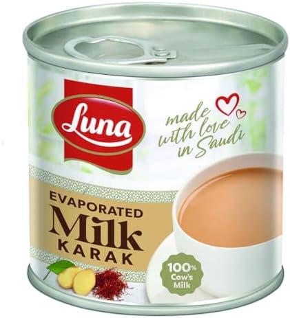 Luna Evaporated Milk Karak Flavour, 170 g price in Saudi Arabia ...