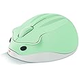 Amazon.com: Wireless Mouse Cute Hamster Shape Less Noice Portable ...