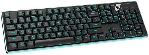 NINGMEI Gaming Keyboard USB Wired Floating Keyboard Water-Resistant ...