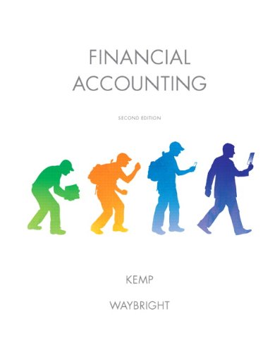 Financial Accounting: Kemp, Robert, Waybright, Jeffrey: 9780132771580 ...