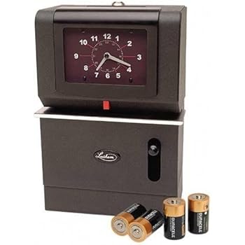 Amazon.com : Acroprint BP125-6NR4 Heavy Duty Manual Battery Operated ...