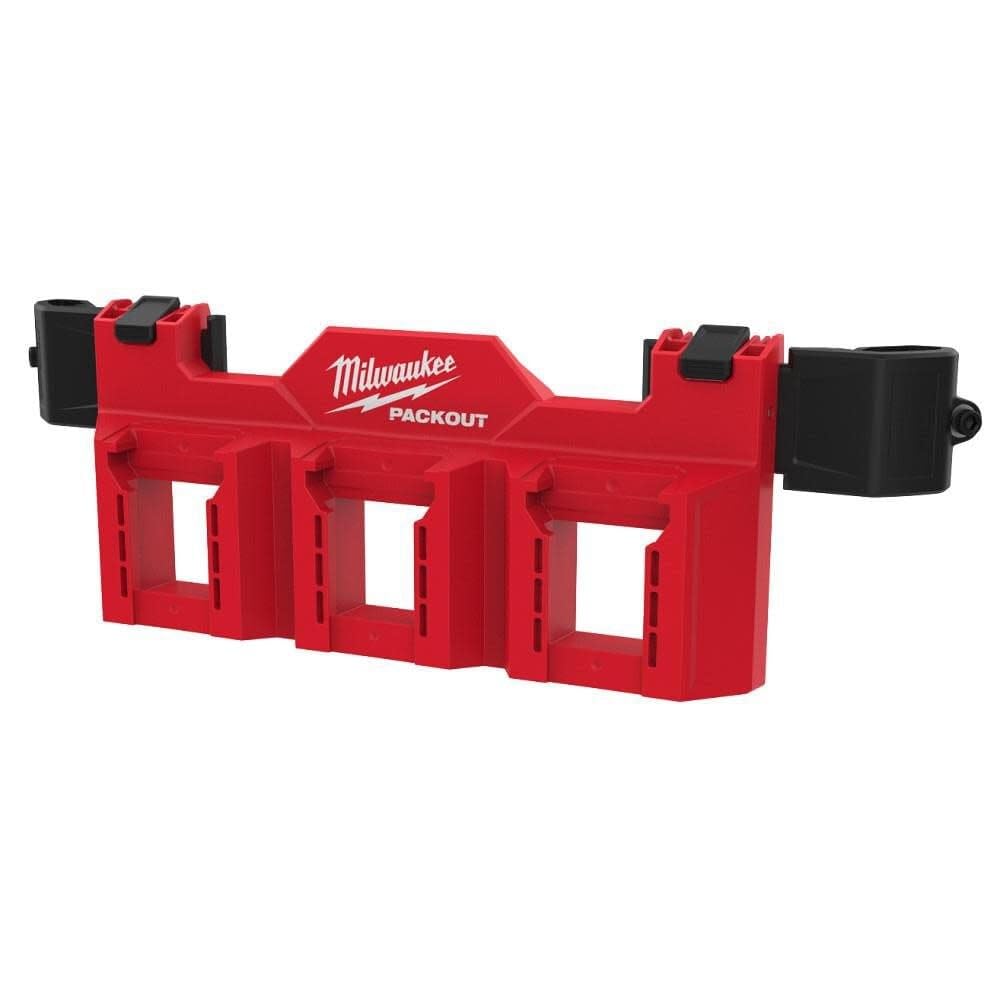 Milwaukee Electric - PACKOUT Tool Box M18 Battery Rack Attachment for ...