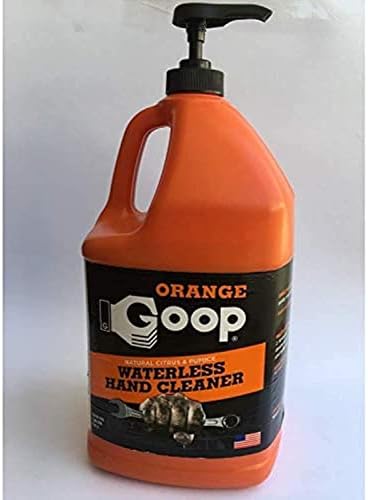 Orange Goop Liquid Gel Waterless Natural Citrus Hand Cleaner 1 Gallon ...