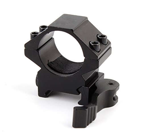 Steel Lok Quick Release QD Weaver/Picatinny Scope Mount Rings High/Med ...