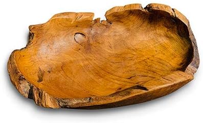 F&G Supplies delightful contemporary long rustic wooden serving or ...