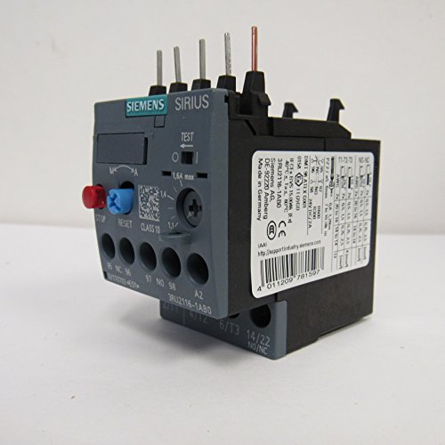 SIEMENS 3RU2116-1AB0 Overload Relay 1.1-1.6 AMP: Amazon.com: Industrial ...