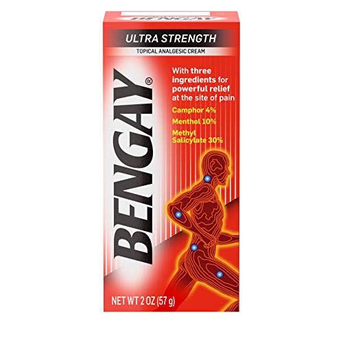 Bengay Ultra Strength Topical Pain Relief Cream, Non-Greasy Analgesic ...