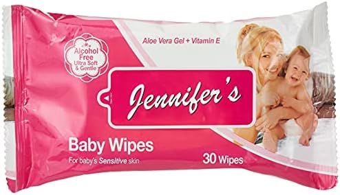 Jennifer'S Baby Wipes Alcohol Free, 30 Sheets price in Saudi Arabia ...