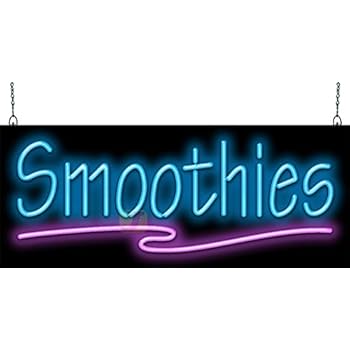 Smoothies Juice Bar Neon Sign - Picture Lights - Amazon.com