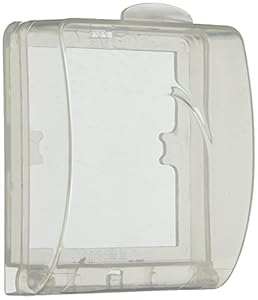 Bathroom Wall Switch Flip Cap Splash Proof Waterproof Cover Box Clear ...