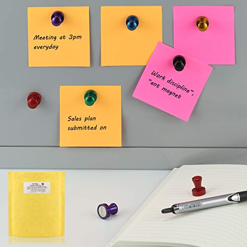 Ant Mag Metal Magnet Push Pins 12 Pack Refrigerator Magnetic Push Pin ...