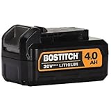 BOSTITCH 20V MAX Battery, Lithium Ion Power Tool Charger, 4.0-Ah ...