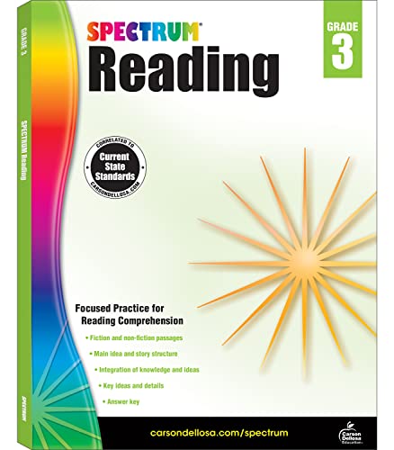Spectrum Reading Comprehension Grade 3 Workbook, Fiction and Nonfiction ...