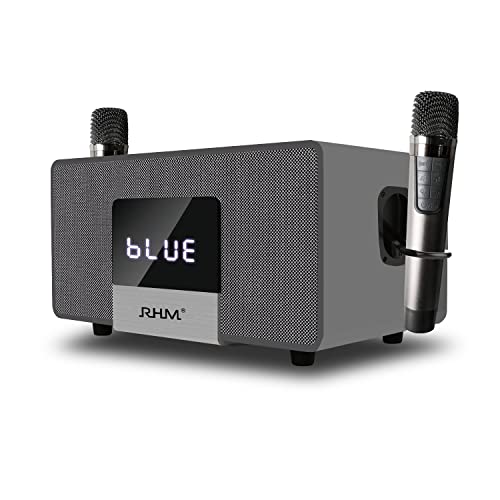 RHM Home Karaoke System on TV with 2 Wireless Microphones,All in One ...