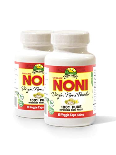 Virgin Noni Powder - 100% Pure Noni Powder Capsules, Certified Organic ...
