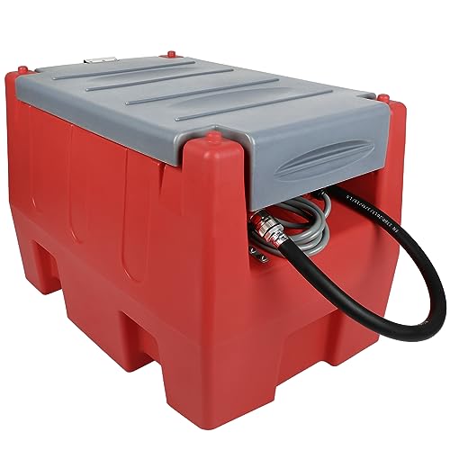 Diesel Fuel Tank 58 Gallon, Diesel Transfer Tank with 12V Electric ...