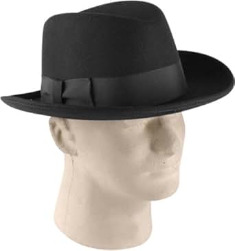 Amazon.com: Adult Wool Felt Godfather Costume Hat: Clothing