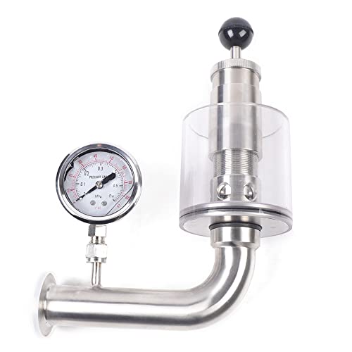 Stainless Steel Pressure Relief Bar Valve Tri-Clamp 1.5''Tri Clamp 0.2 ...
